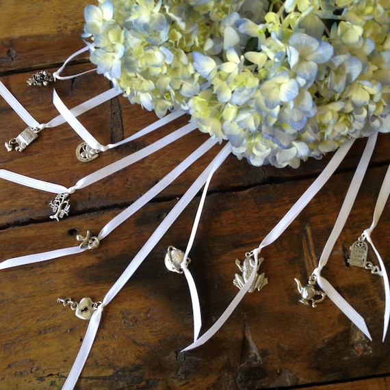 Wedding Cake Pulls Set of 12 Cake Charms for Wedding Tradition - Etsy