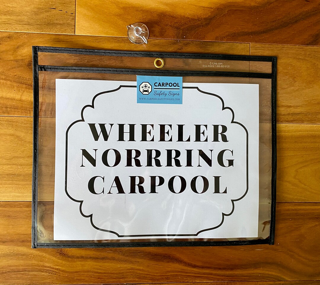Carpool Signs, Carpool Lane Sign, Carpool Signs, Car Rider Signs, Rider ...