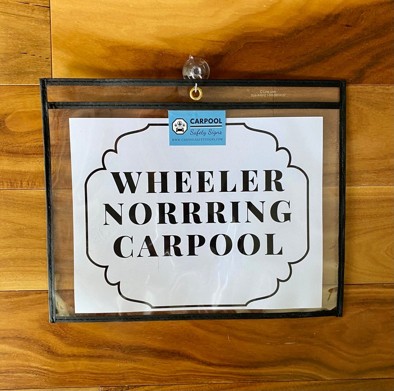 Car Pool Signs Carpool Lane Sign Carpool Pick up After School Sports ...