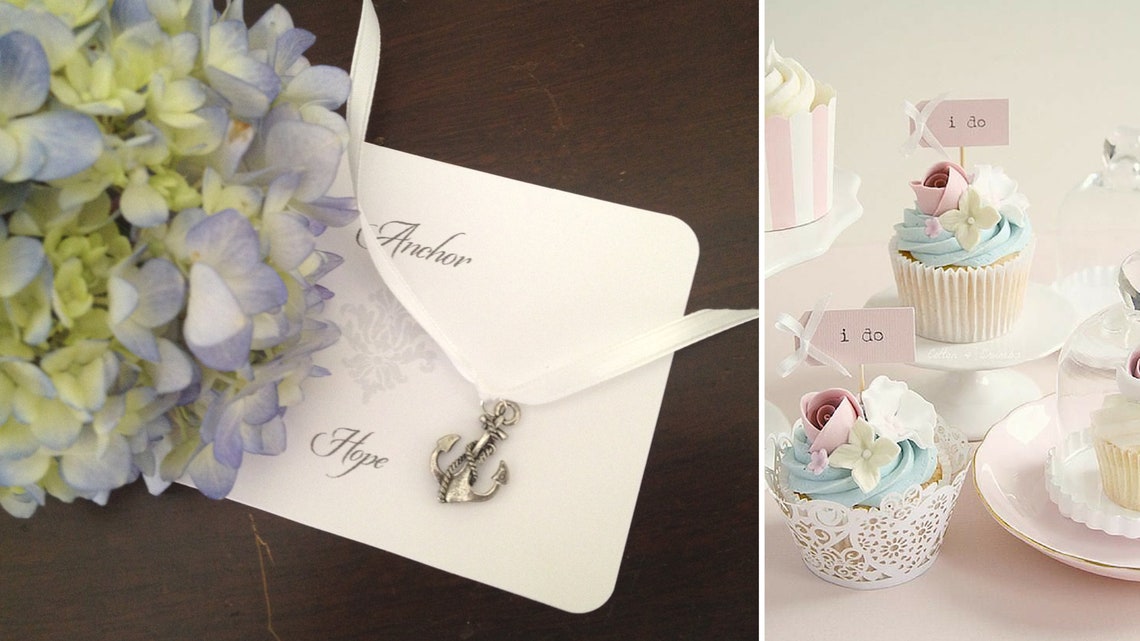 Wedding Cake Pulls Set of 12 Cake Charms for Wedding Tradition at ...