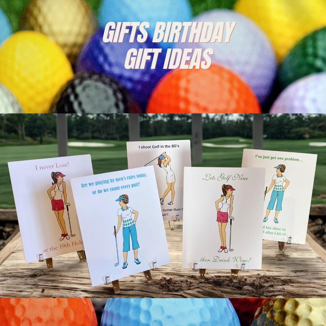 Golf Cards, Golf, Note Cards, Ladies Golf Note Cards, Women, Blank Note ...