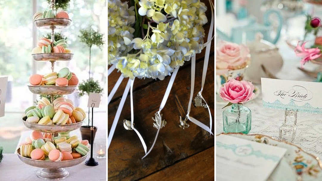 Wedding Cake Pulls Set of 8, Traditional Style Cake Pulls on Ribbon ...