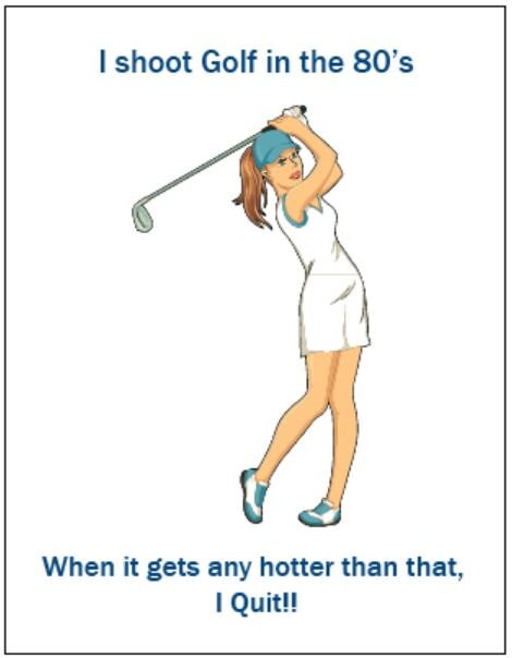 Golf Cards, Golf, Note Cards, Ladies Golf Note Cards, Women, Blank Note ...