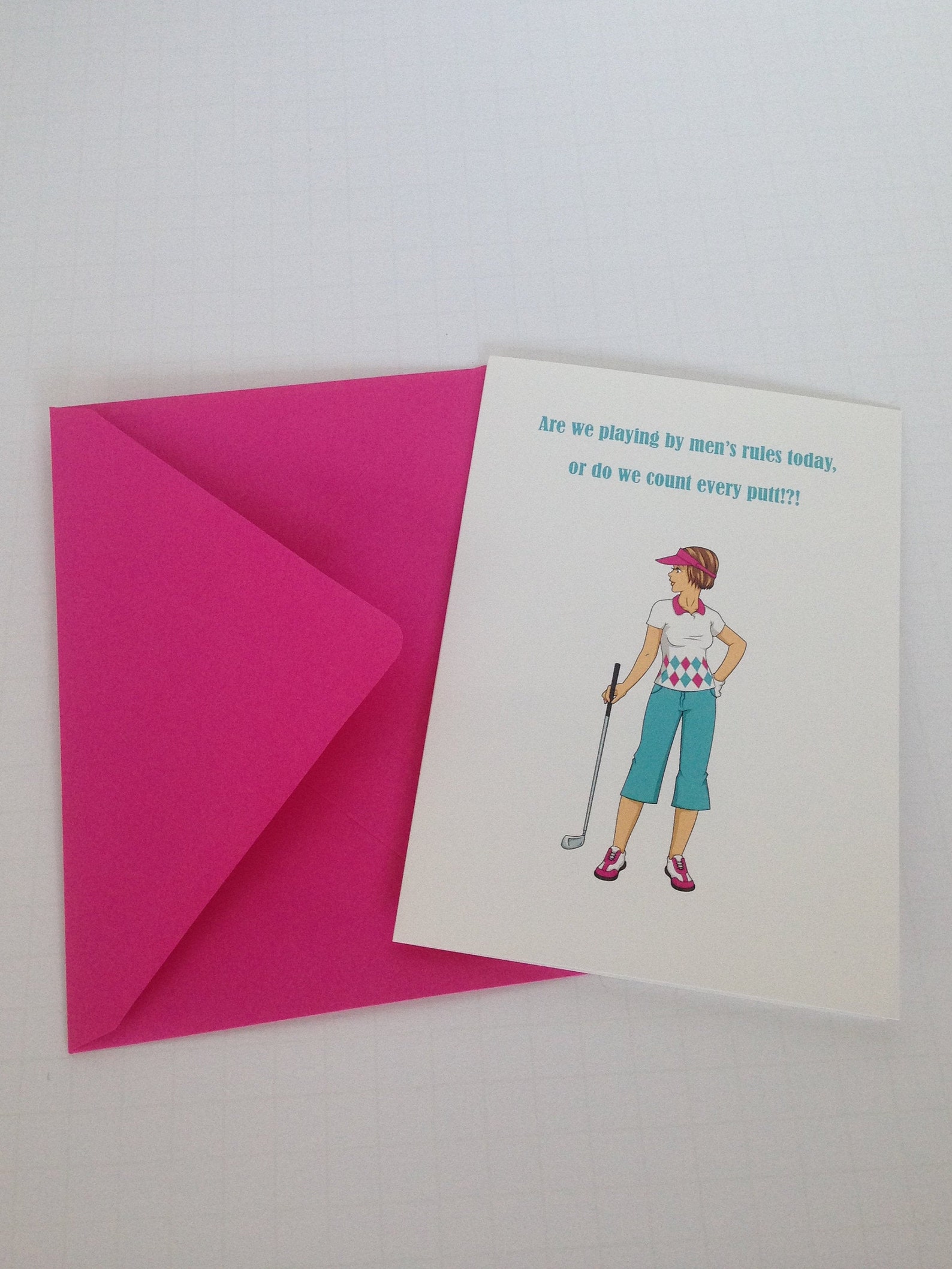 Happy Birthday Female Golfer, Golf Birthday Card Women, Ladies Golf ...