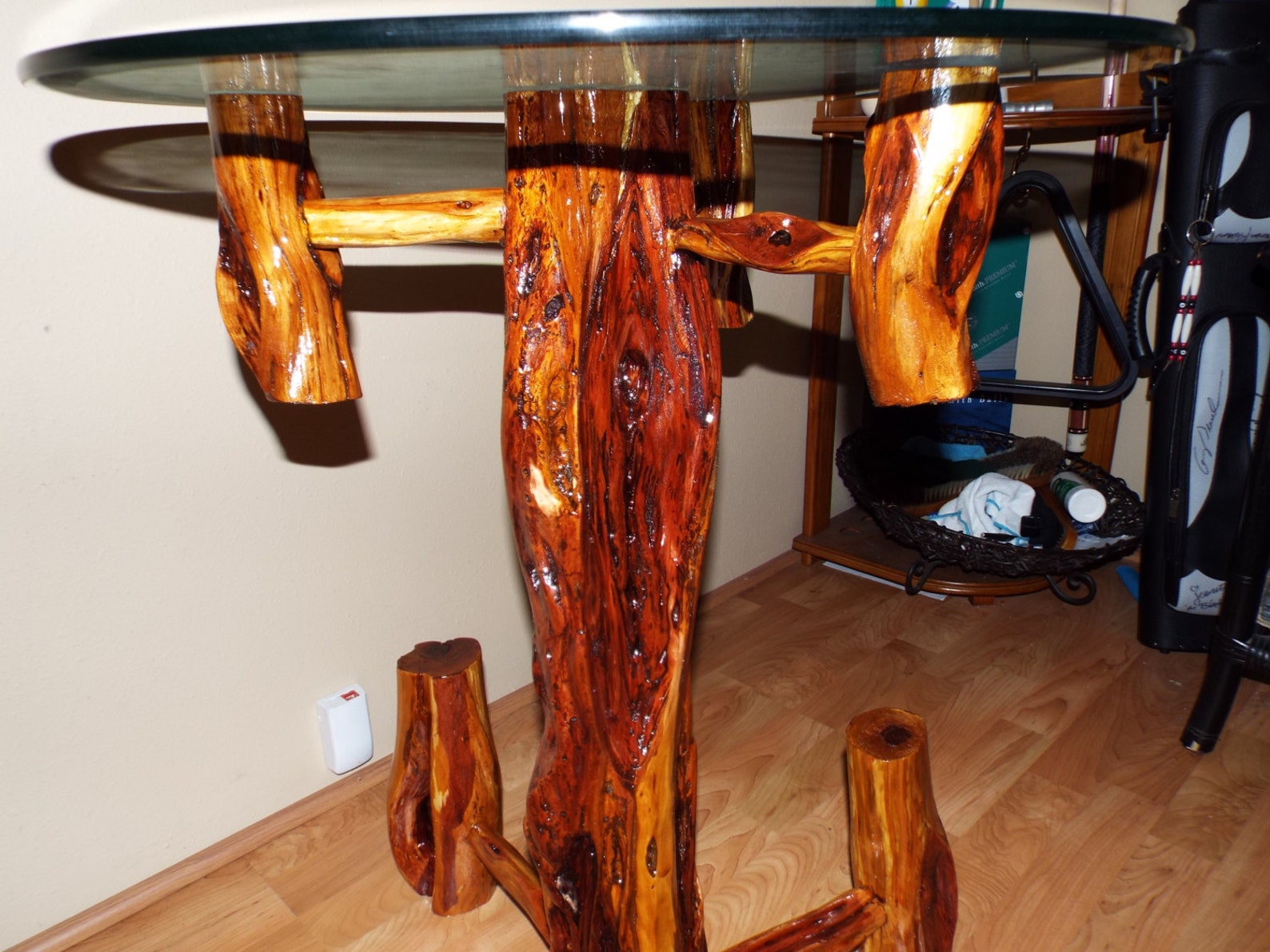 Diamond Willow Lamp and Table Set - Etsy