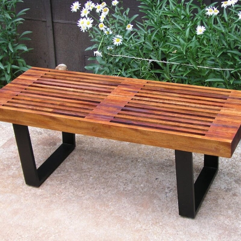 Modern Bench - Etsy