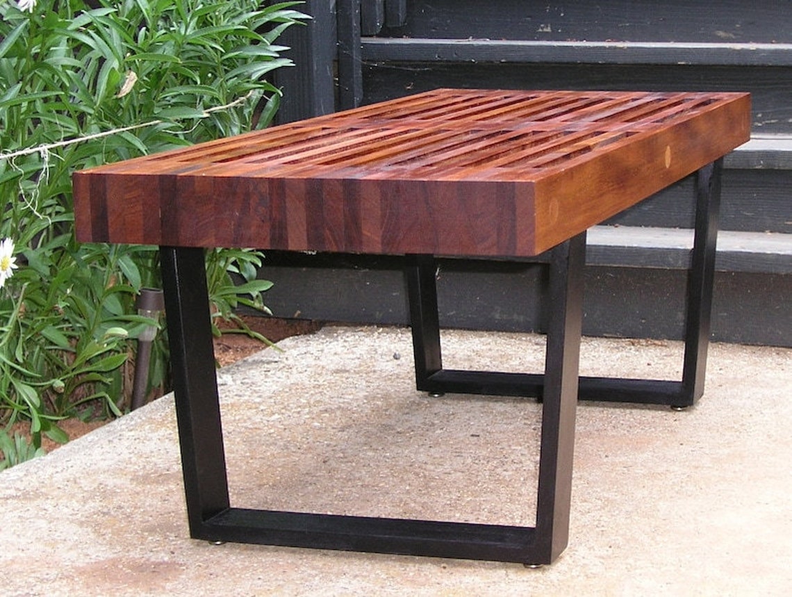 Original Mid-century Modern Bench, Modern Bench, Custom Sizes Welcome ...