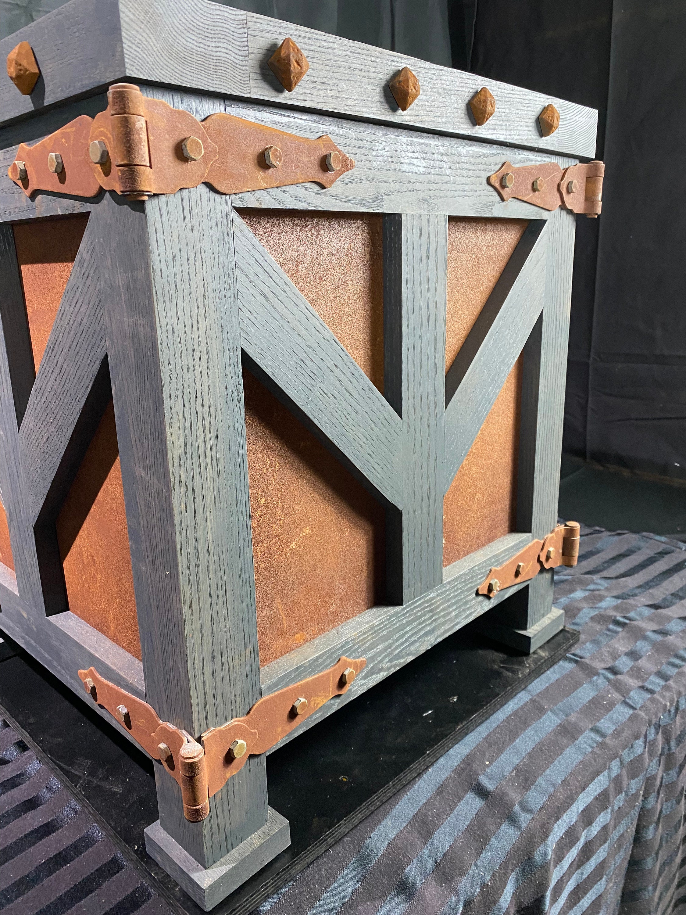 Old World Tudor Style Planter. Custom Planter Boxes, Metal Planter Box ...