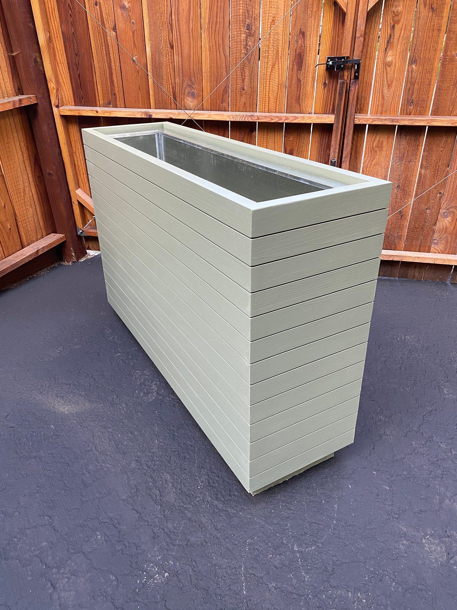 Tall Modern Privacy Planter, Custom Planter Boxes,seven Colors, Solid ...