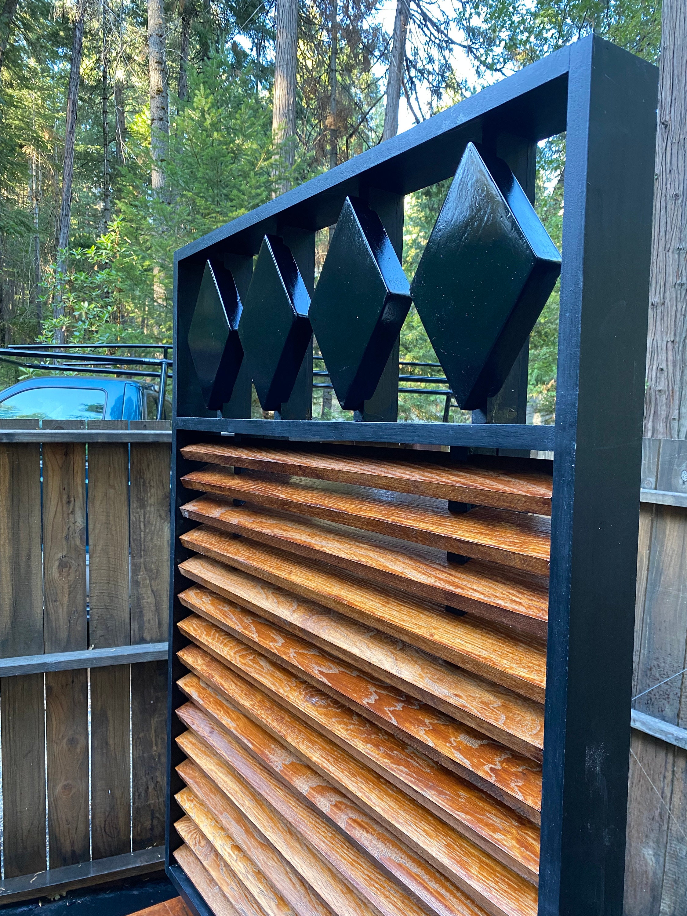 Custom Privacy Screens Made to Order. Mid Century Modern Planter, Ipe ...