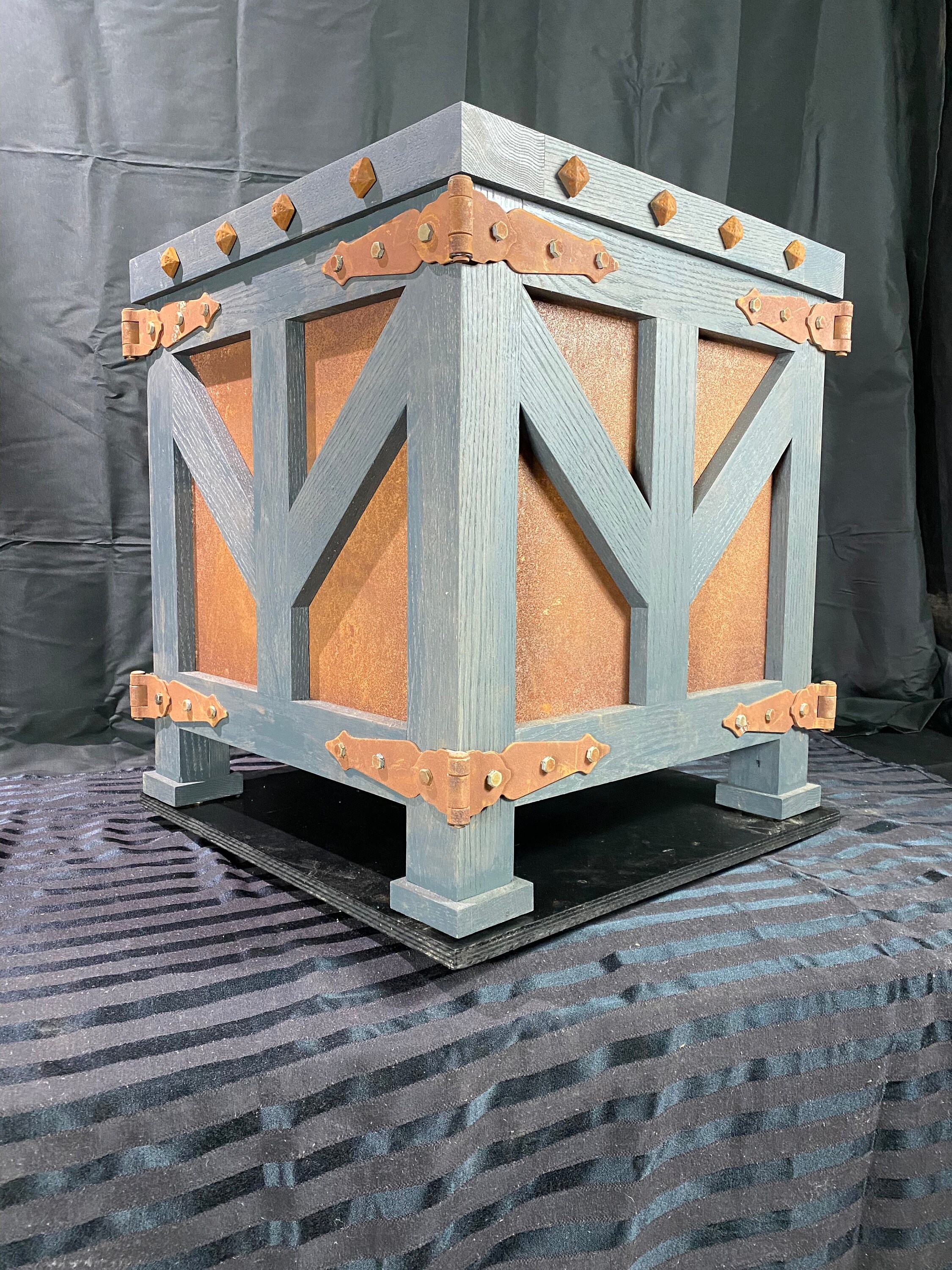 Old World Tudor Style Planter. Custom Planter Boxes, Metal Planter Box ...