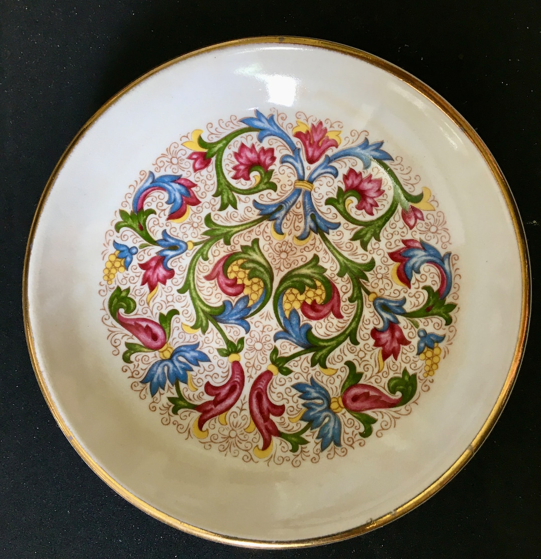 Vintage Pall Mall English Bone China Tea Bag Dish 3 1/2 Diameter Free ...
