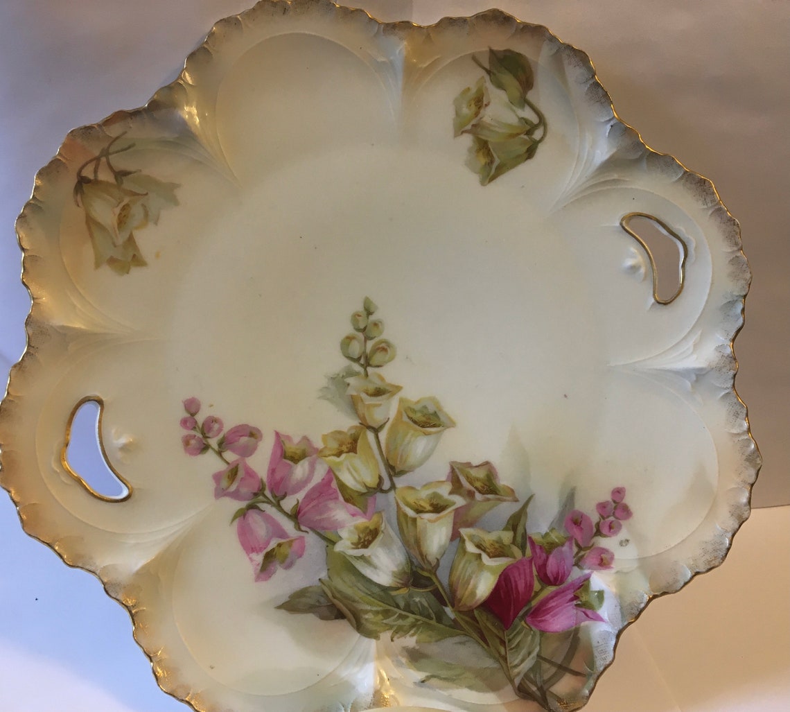 Antique R.S. Prussia (red Mark) W Handles *lilly of the Valley 10 ...