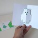 Pop-up Card // Owl Fresh Green // Creative Stationery, Everyday Gift ...