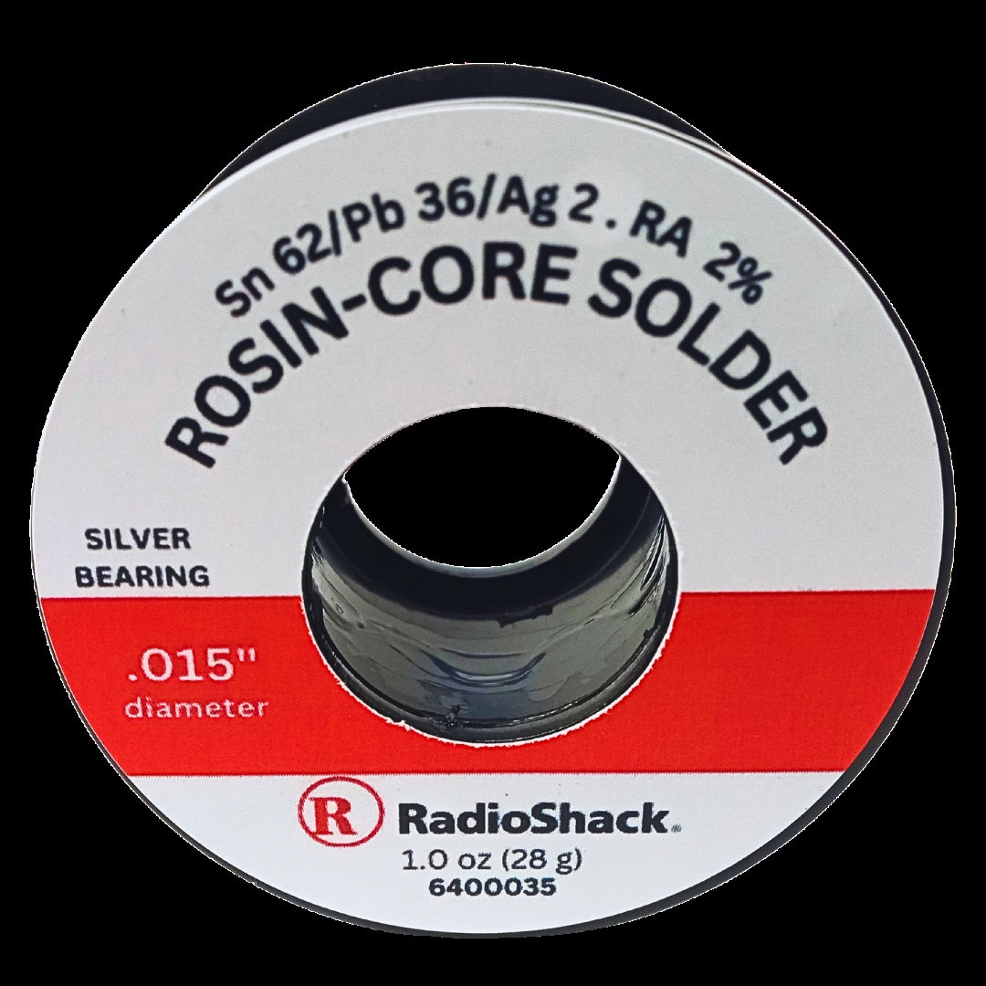 Radio Shack Solder Wire 6400035 sn62/pb36/ag2 RA 2% RARE - Etsy