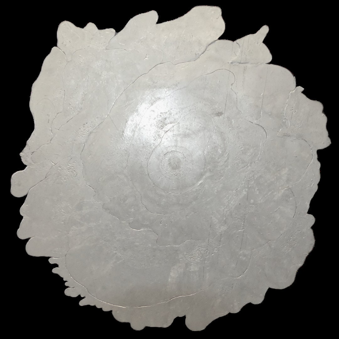 Clearance! - Textured Free-flow Zinc Table Top From Artisan Cast Zinc ...