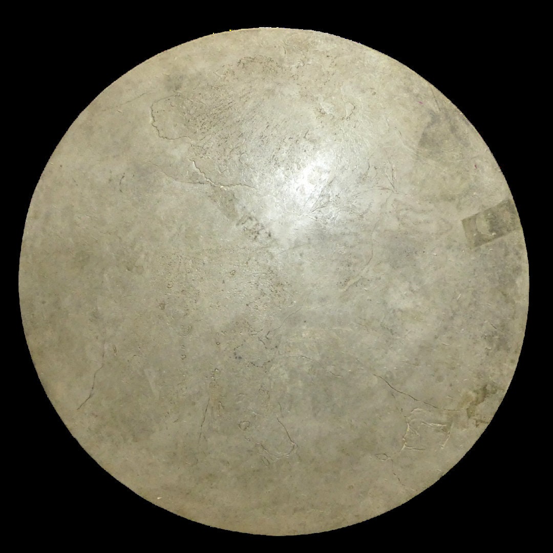 Clearance! - Round Zinc End Table Top From Artisan Cast Zinc - Top Only ...