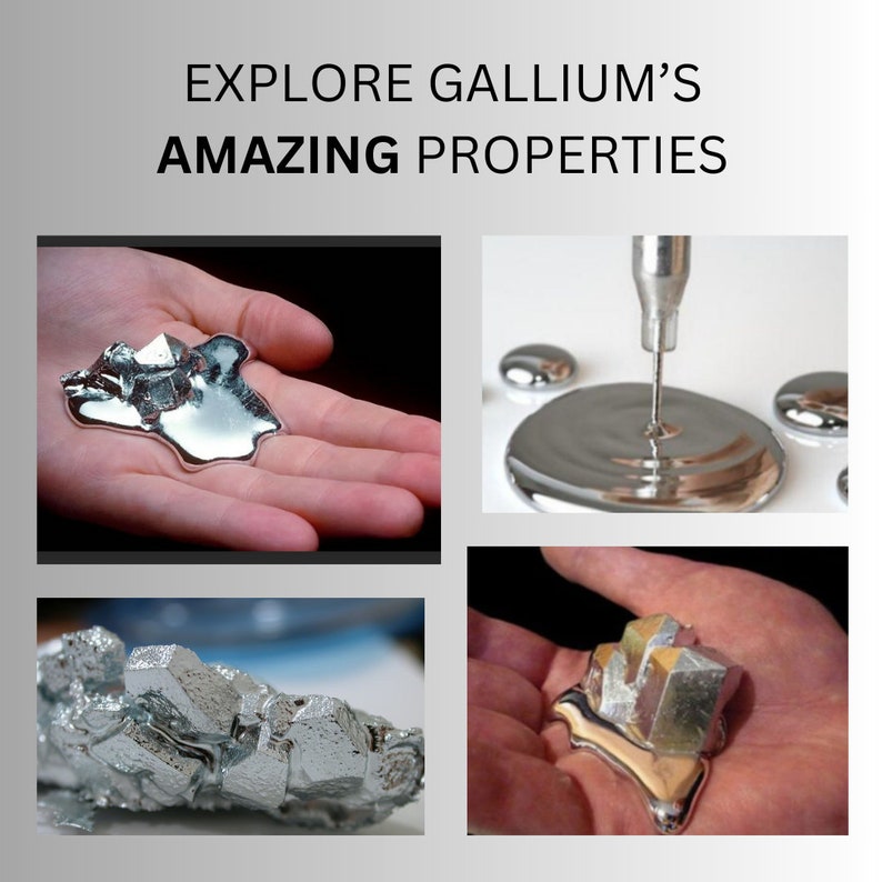 Gallium Pure 99.9% - 100g (two 50g Vials) - Etsy