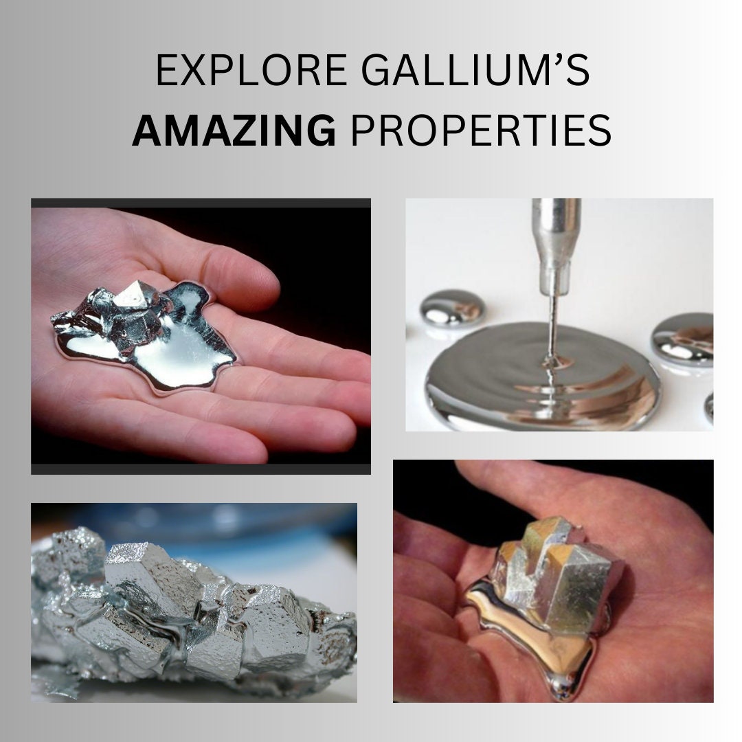 Gallium Pure 99.9% - 100g (two 50g Vials) - Etsy
