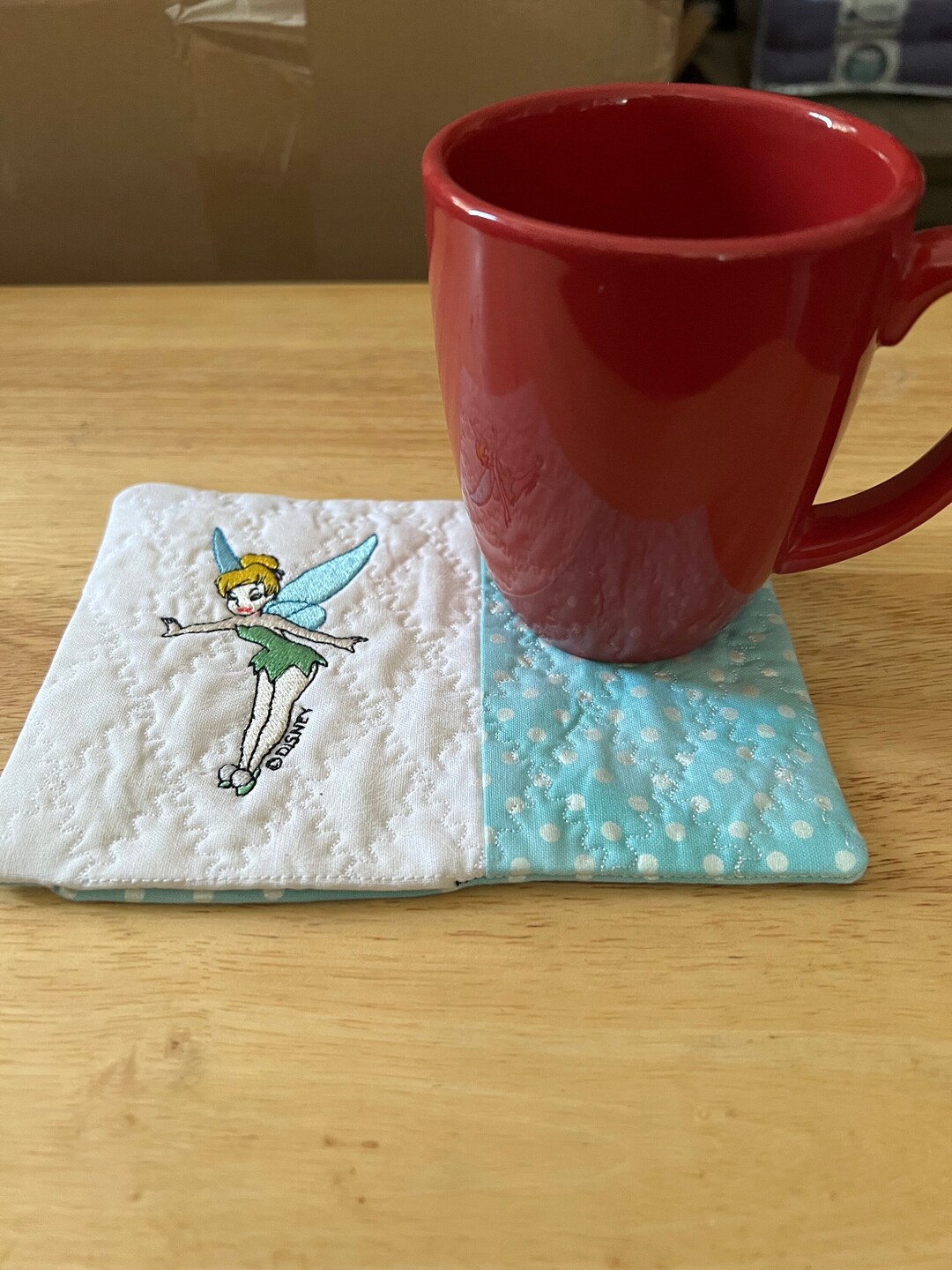 Tinkerbell, Mug Rug, Coaster, Disney - Etsy