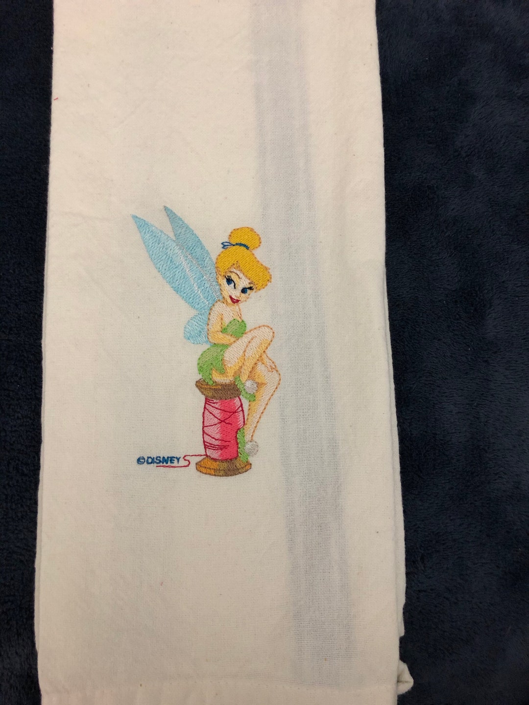 Tinkerbell, Tea Towel, Kitchen Towel, Dish Towel - Etsy