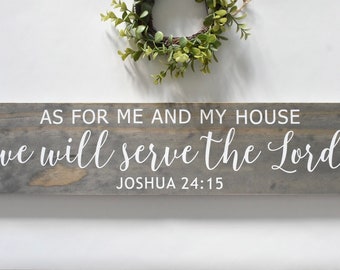 Joshua 24 15 | Etsy