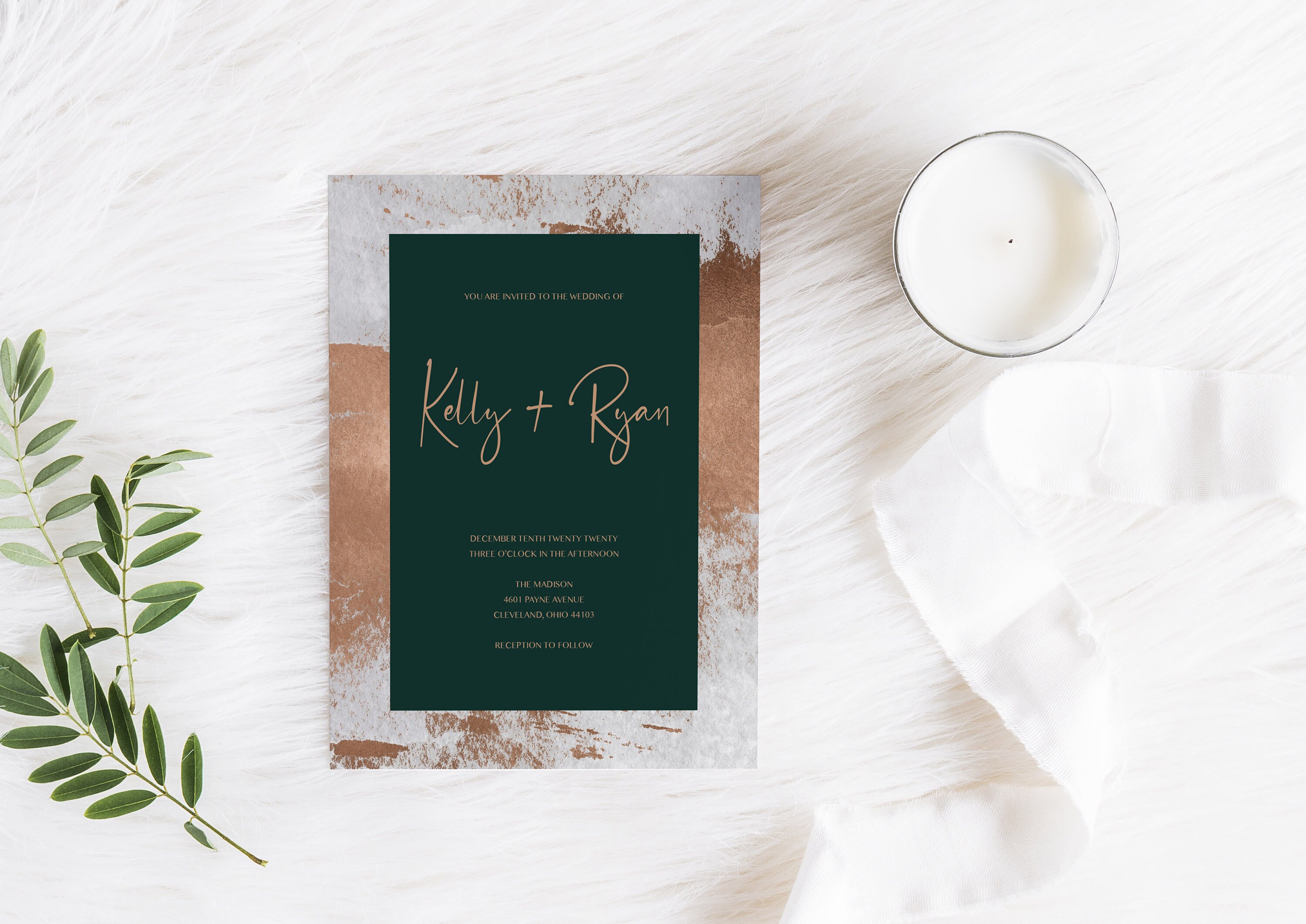 Modern Ethereal Wedding Invitation - Etsy