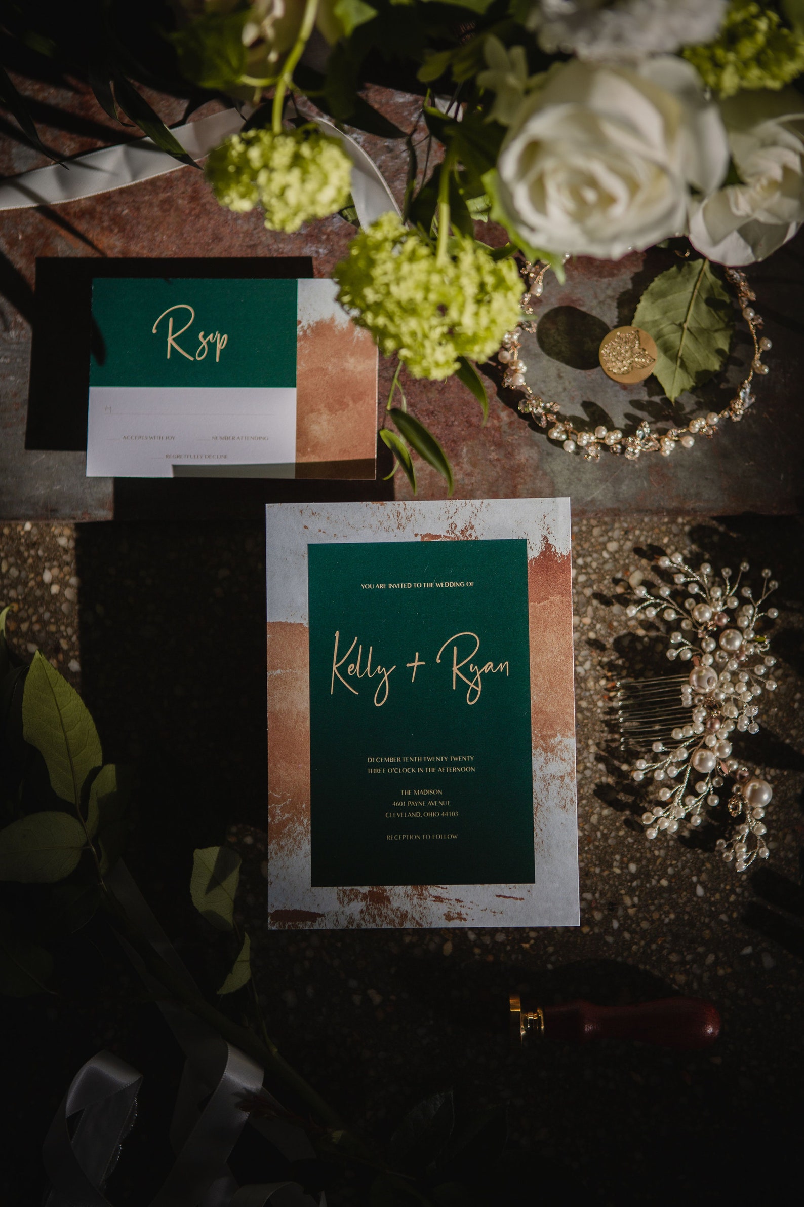 Modern Ethereal Wedding Invitation | Etsy