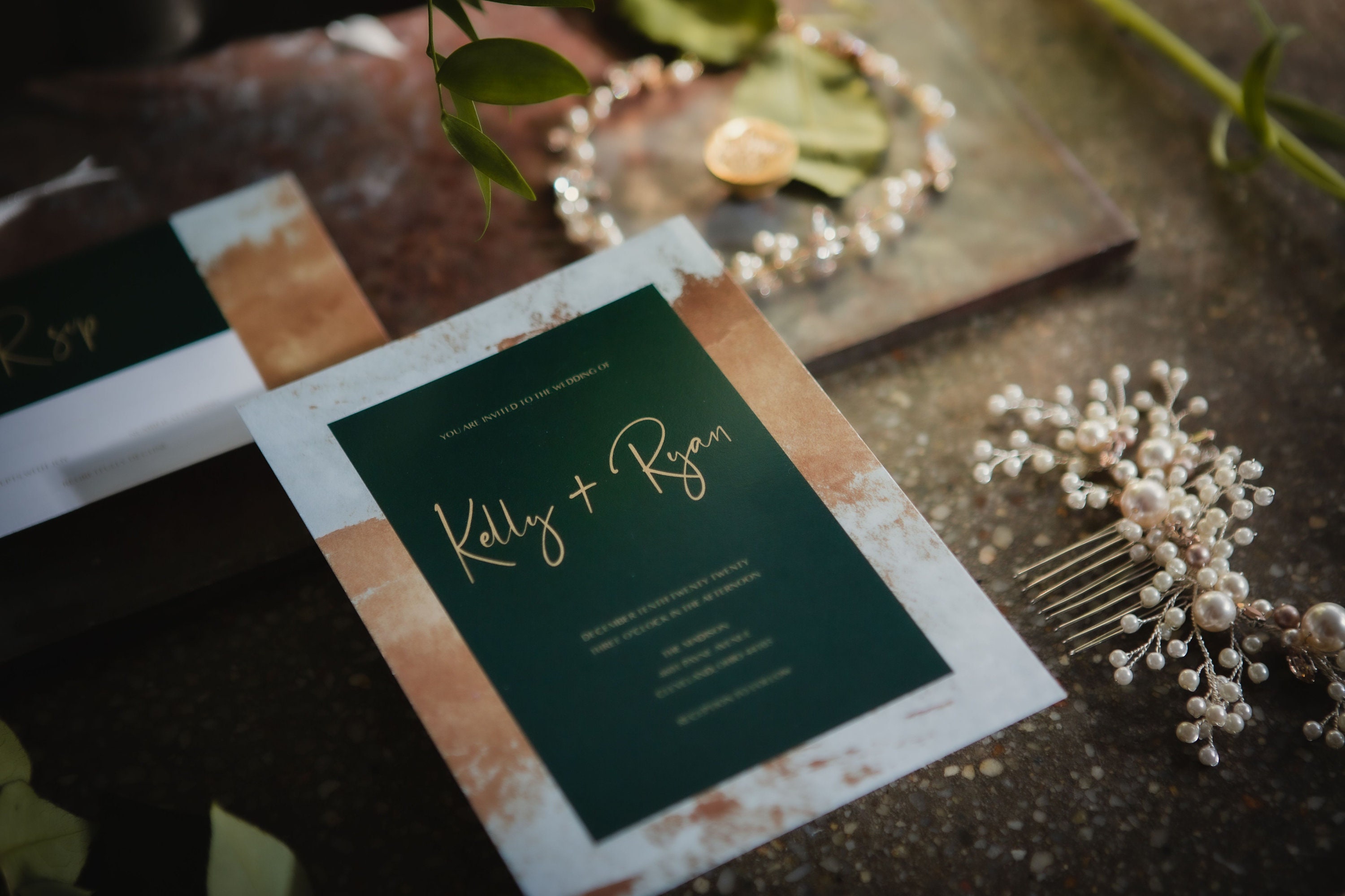 Modern Ethereal Wedding Invitation - Etsy