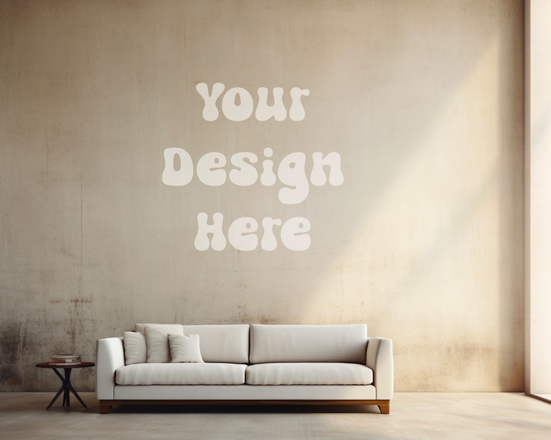 Gallery Wall Mockup, Empty Wall Mockup, Neutral Gallery Wall Mock Up ...