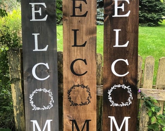 Outdoor welcome sign | Etsy