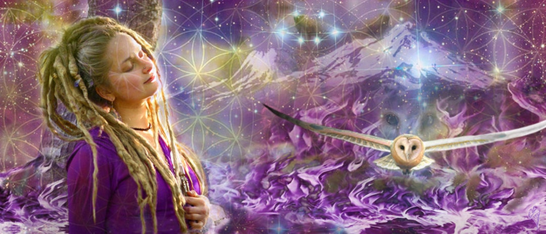 PAPER PRINT (archival) "bringers of the Dawn" 8.5"x11" Metallic -or ...