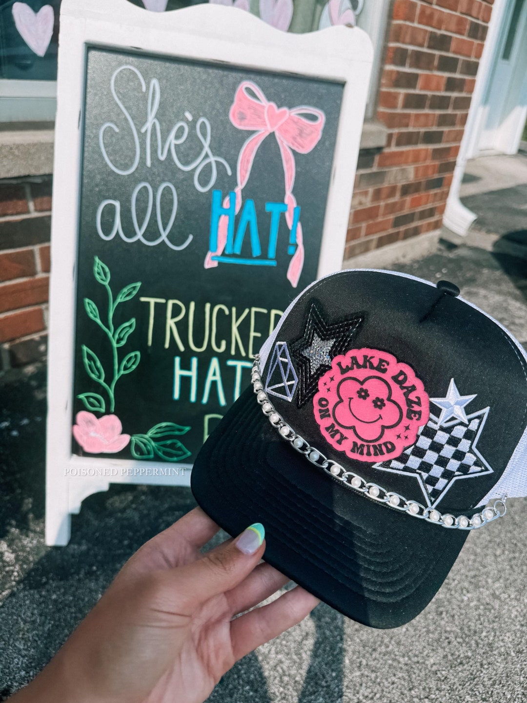 Custom Trucker Hat- Birthdays, Patches, Vacation, Bachelorette ...