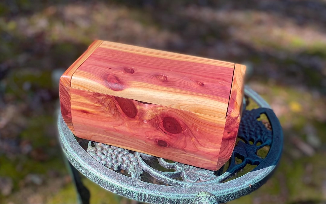 Handmade Wooden Cedar Keepsake Box, From Recycled / Reclaimed Lumber - Etsy