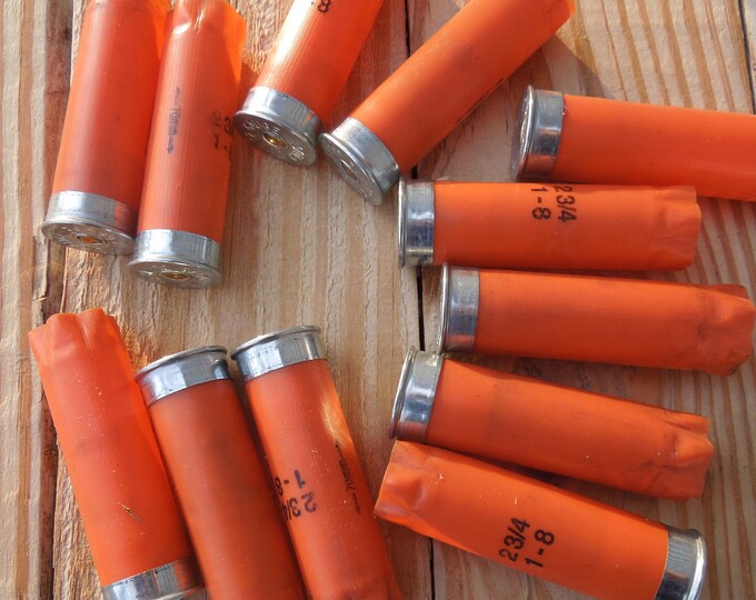 Shotgun Shells 24 Size Lot Orange With Silver Bases/monarch 12 Gauge ...