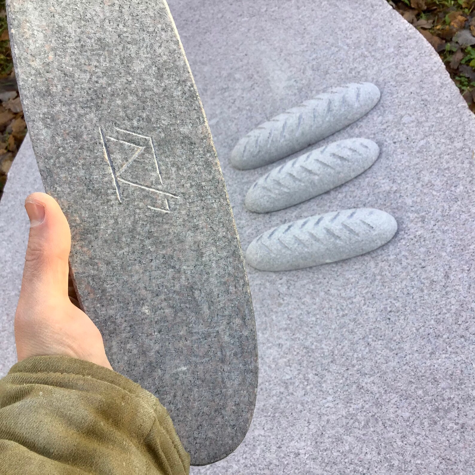 Granite Bread Sculpture, Natural Stone Table Decor - Etsy