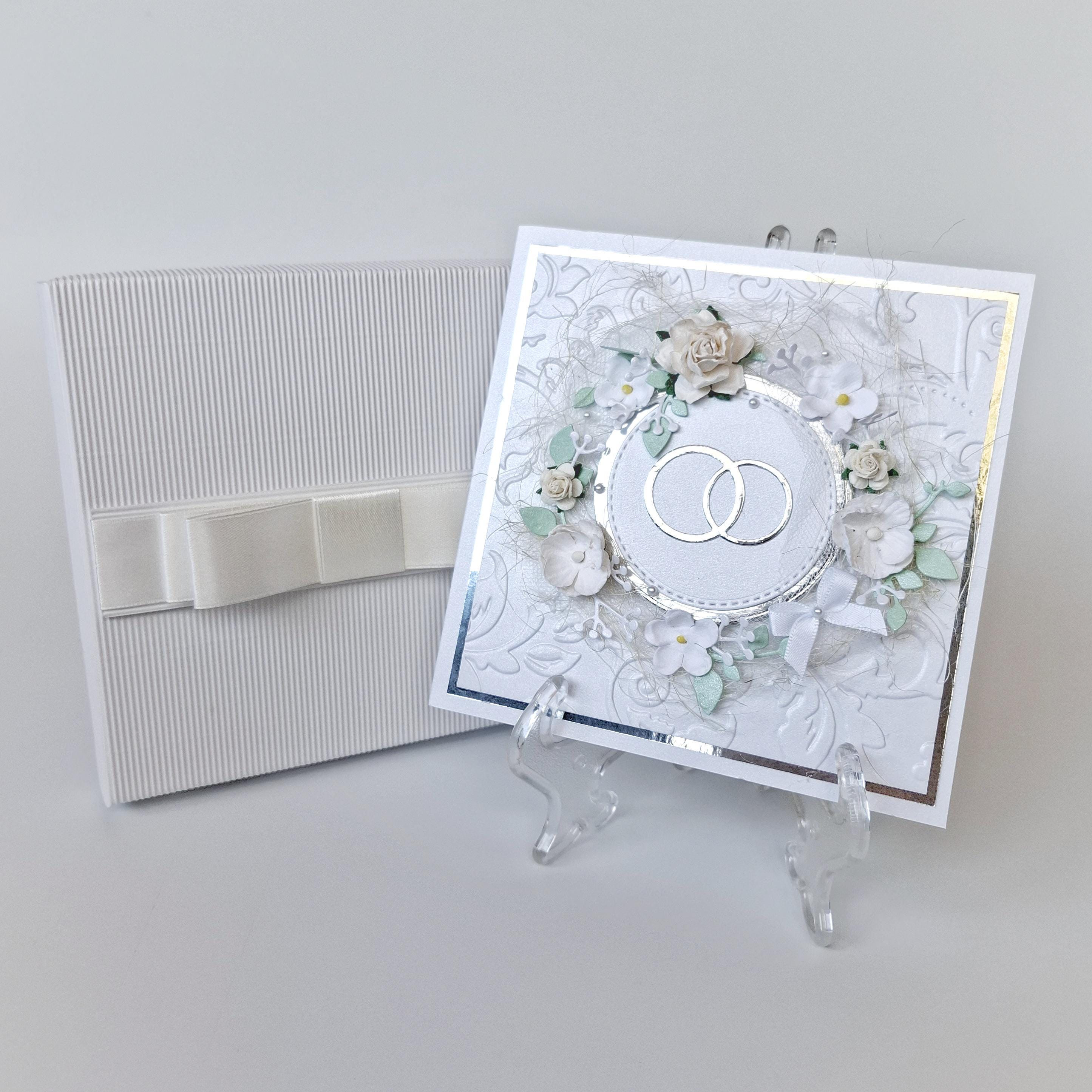 Elegant Wedding Card, Greeting Card, Wedding Gift Card, Card With a Box ...
