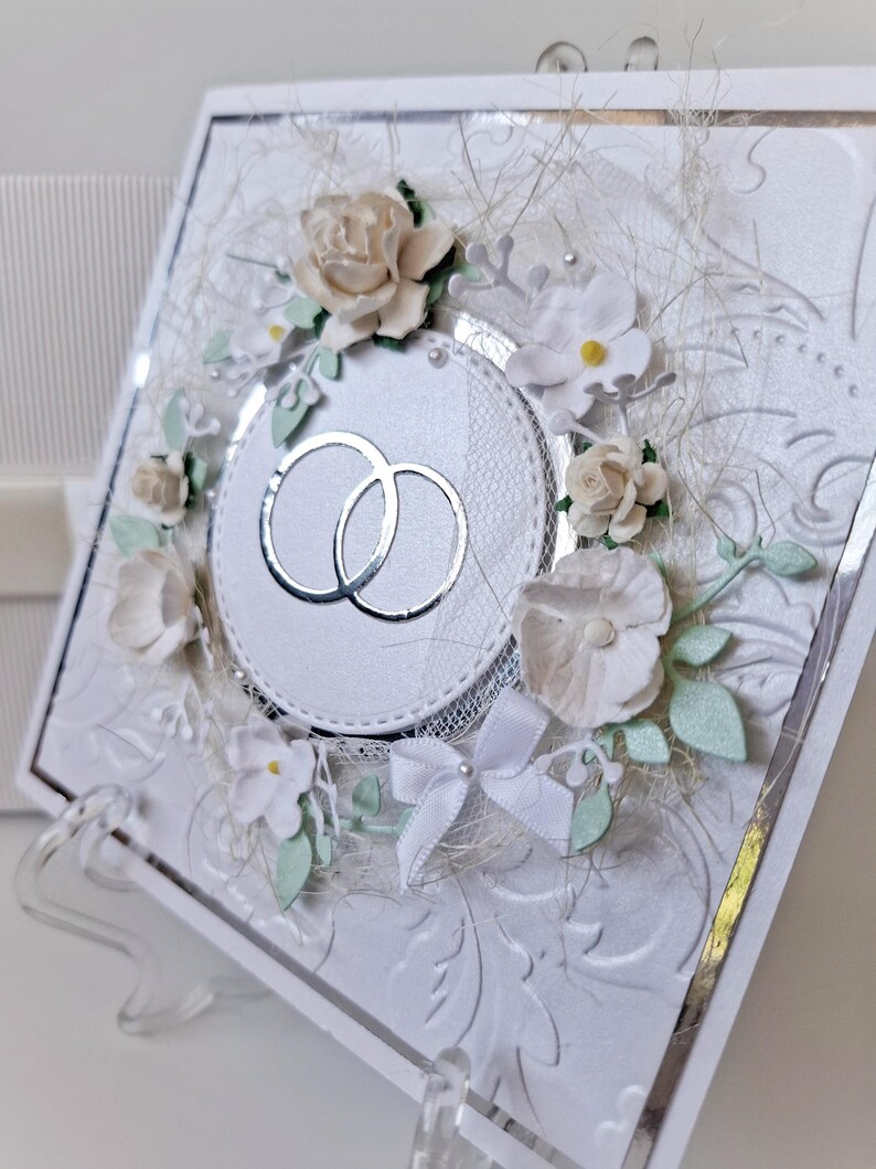 Elegant Wedding Card, Greeting Card, Wedding Gift Card, Card With a Box ...