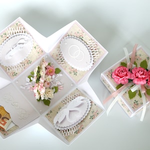 Exploding Wedding Card, Surprise Wedding Card, Wedding Explosion Box ...