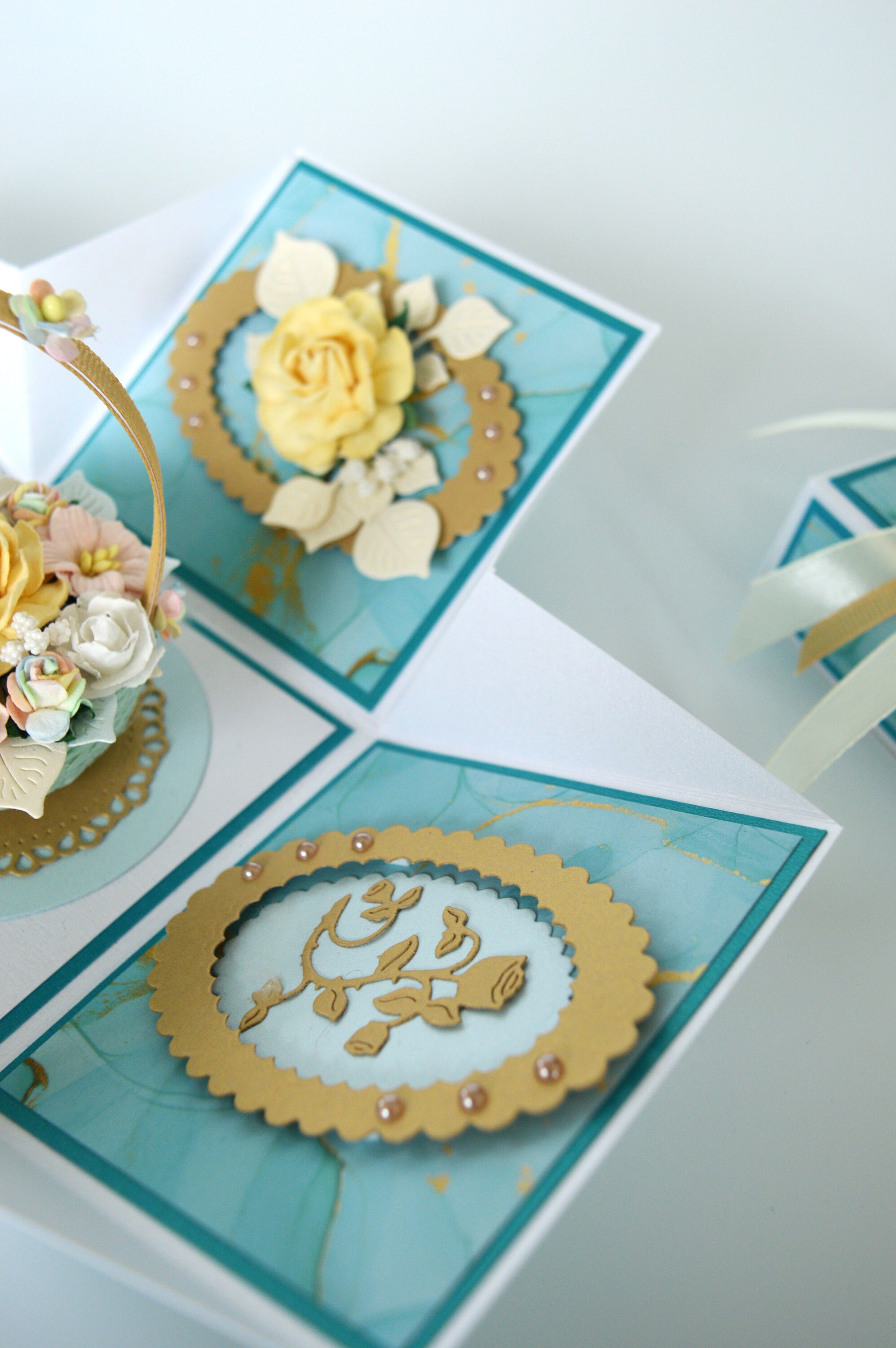 Greeting Explosion Card, Happy Birthday Card, Birthday Exploding Box, Exploding Box Card, 3D ...