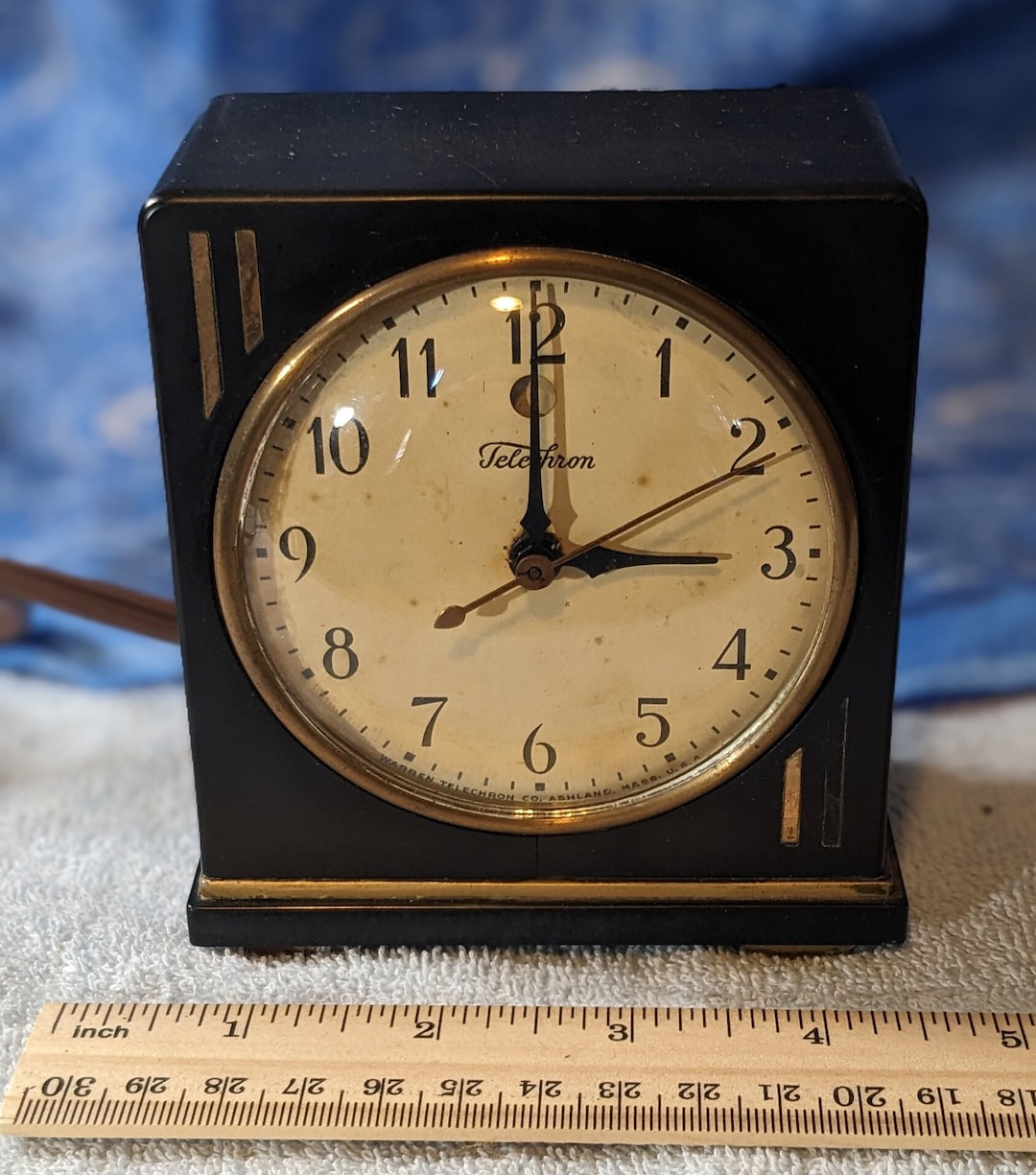 Retro Vintage Bakelite Telechron Model 3F51 the Duke Electric Desk ...
