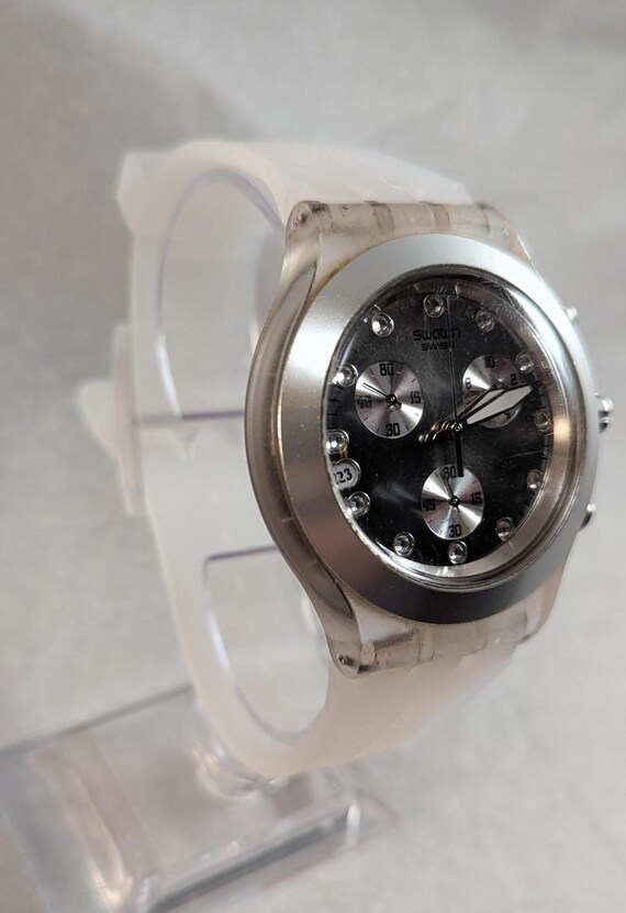 Vintage 2005 Swatch Irony Chronograph Watch: 42mm Dia… - Gem