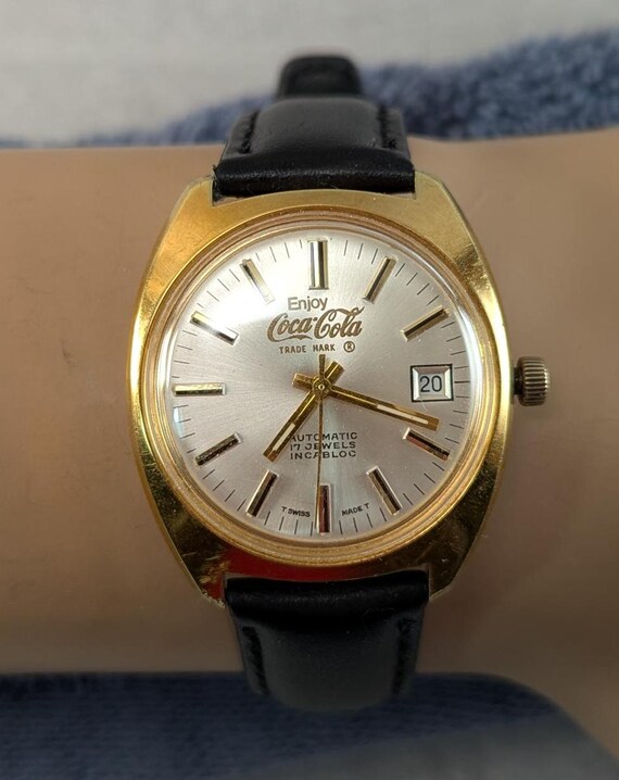 Awesome and Rare Coca Cola Logo Watch from 1970s - Sw… - Gem