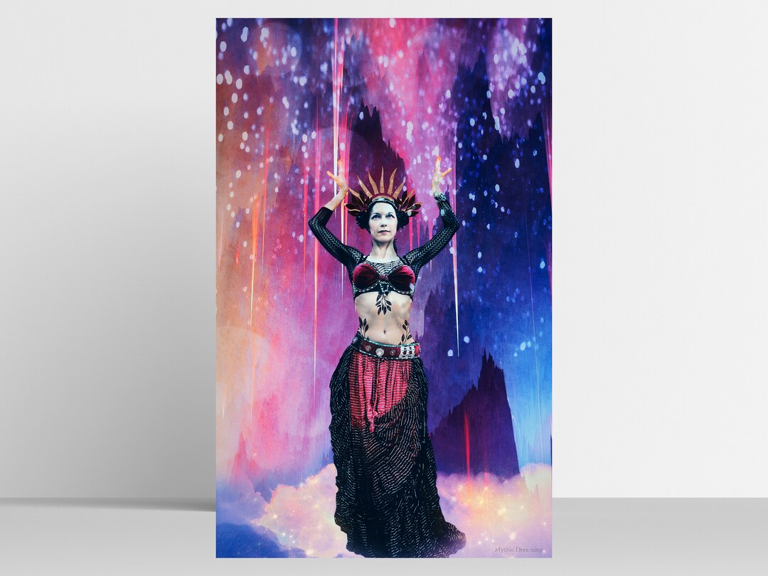 Digital Download cosmic Dancer Art Print - Etsy