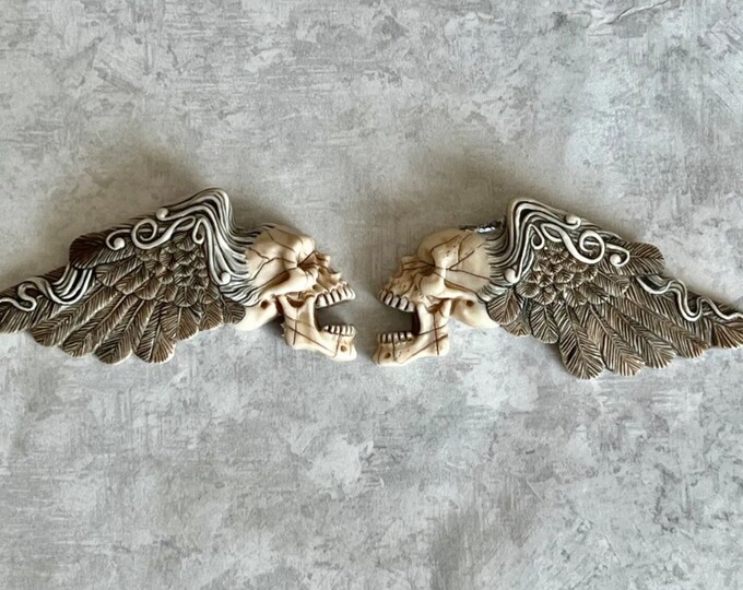 Laura Mears Screaming Skulls Pair - Etsy