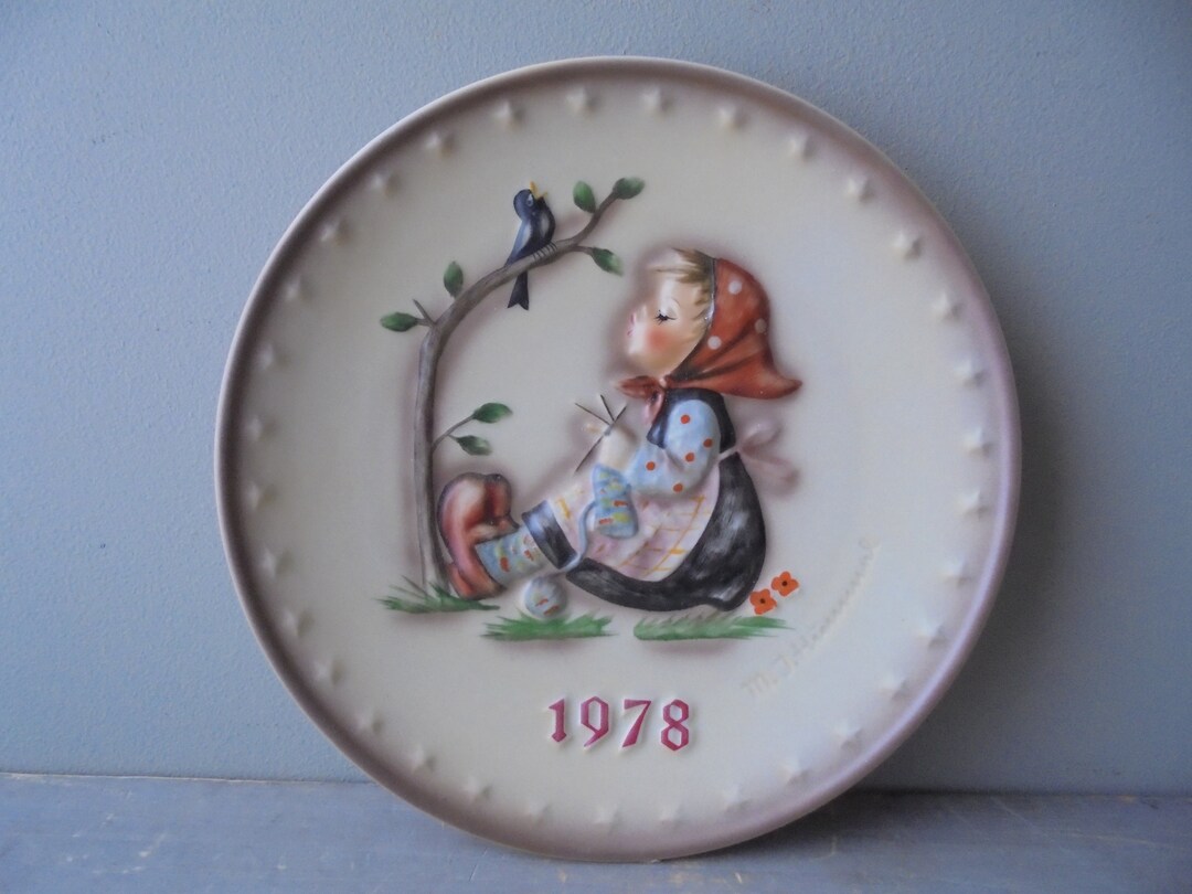 1978 Hummel Collectible Plate, Vintage Display Plate, Goebel M.J ...