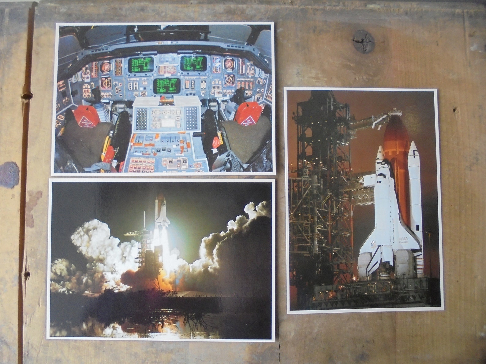 The Space Shuttle Postcard Collection, Kimball Concepts 12 Photo Prints ...