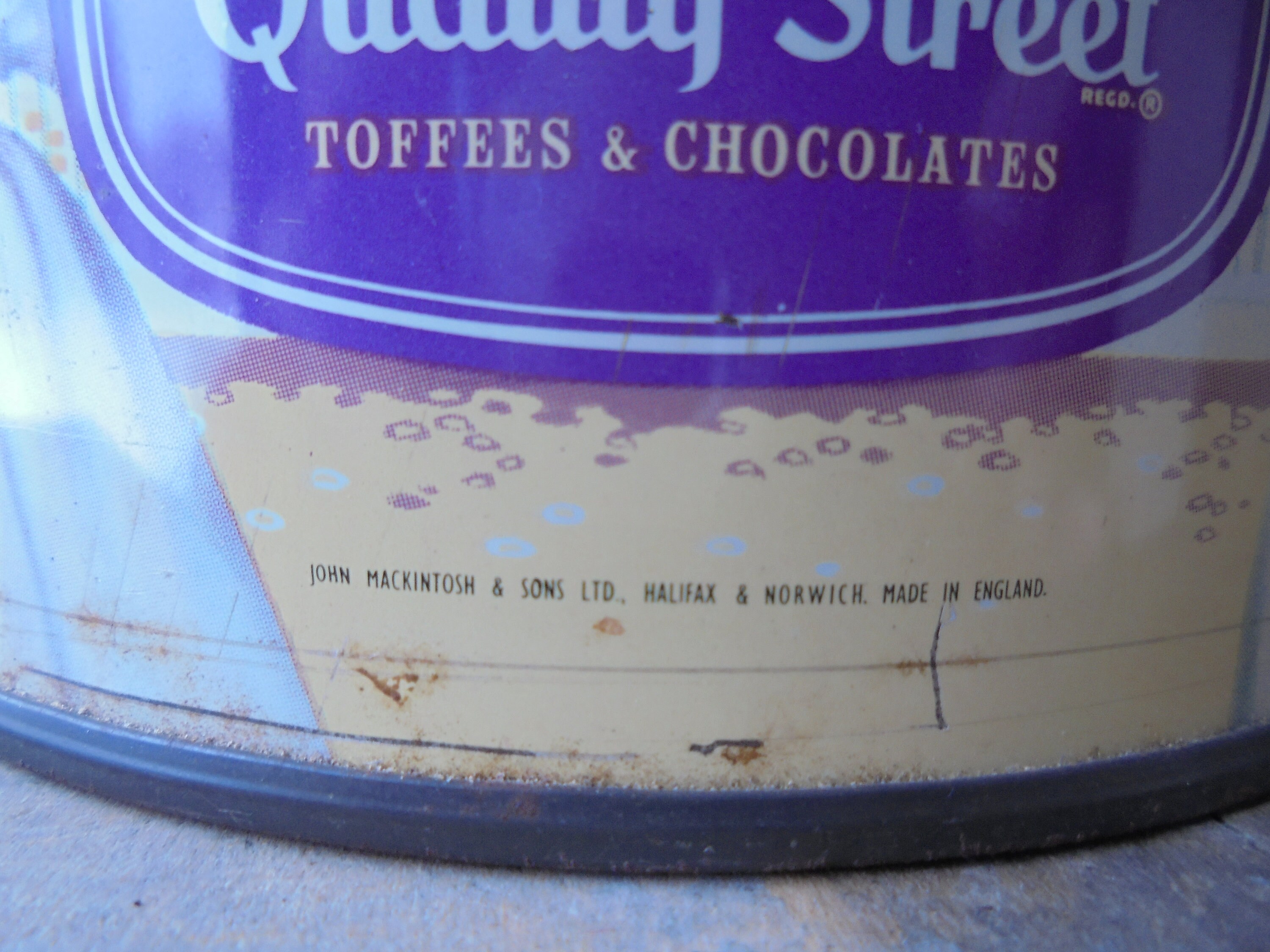 Mackintosh's Quality Street Toffees & Chocolate Tin | Etsy
