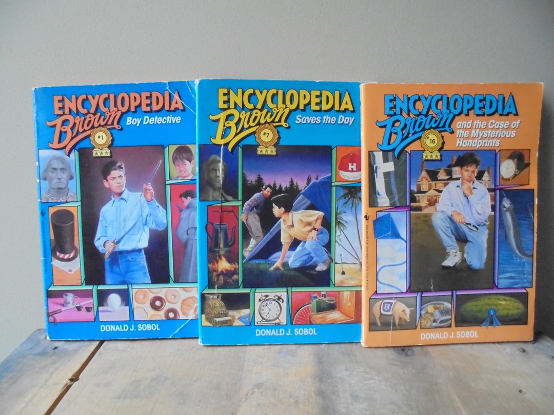 Vintage Paperback Encyclopedia Brown Boy Detective Books, Vintage ...