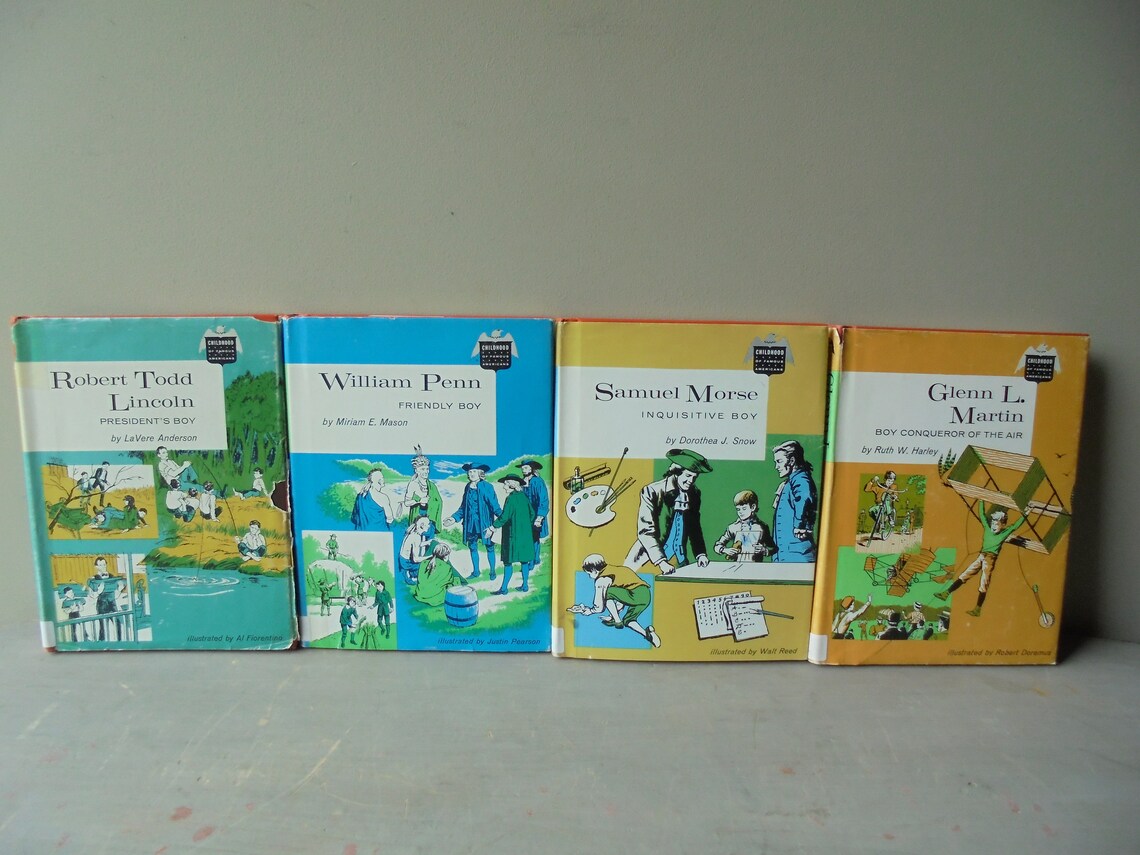 Childhood of Famous Americans, Each Book Sold Separately, Vintage ...